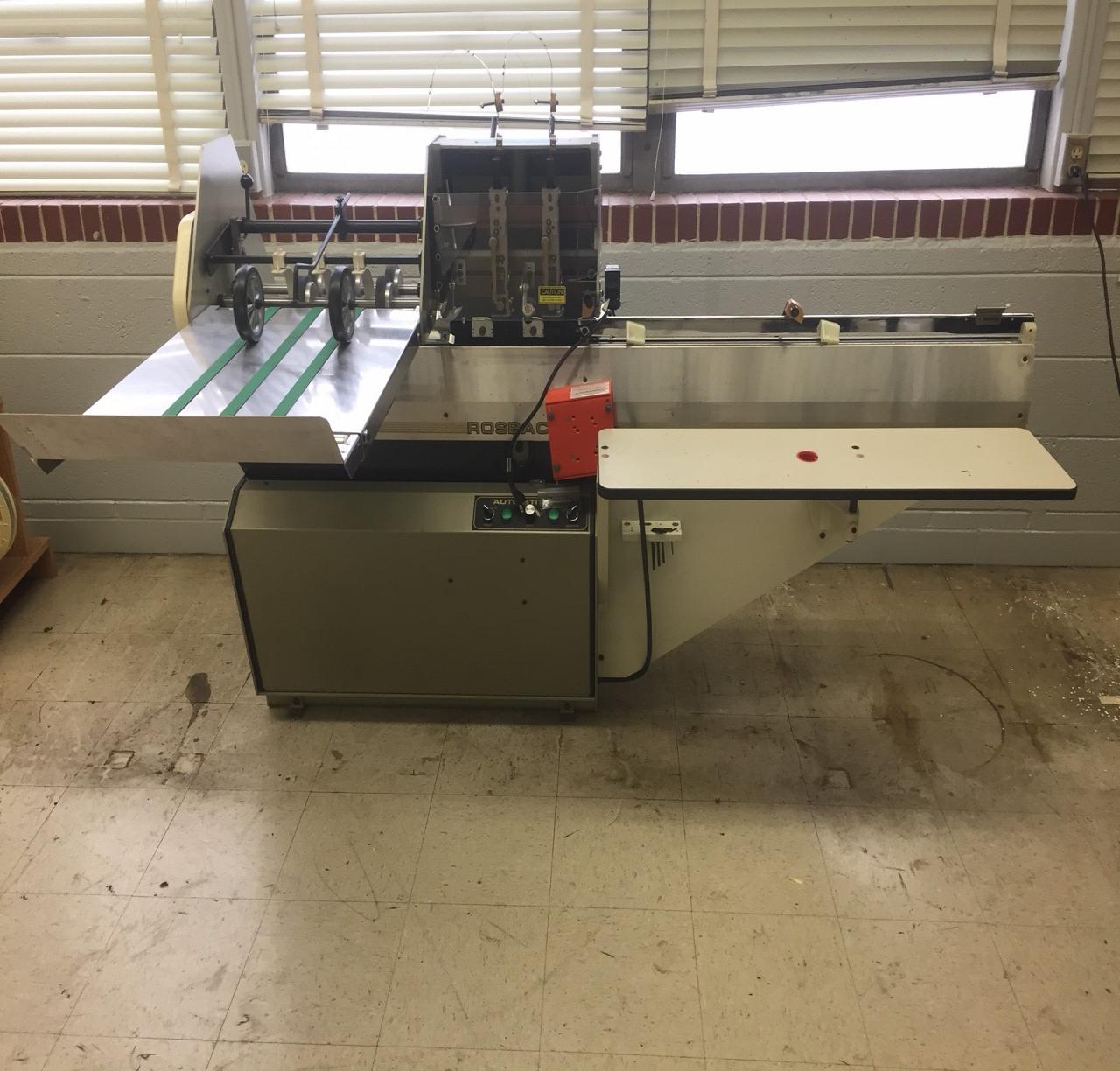 Lot #12: 2008 Rosback Booklet Saddle Stitcher 201BC - Dallas, TX - WireBids